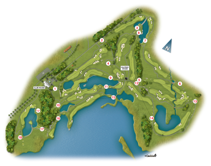 Bro Hof Slott Golf Club - Caddee - Alla Sveriges banguider